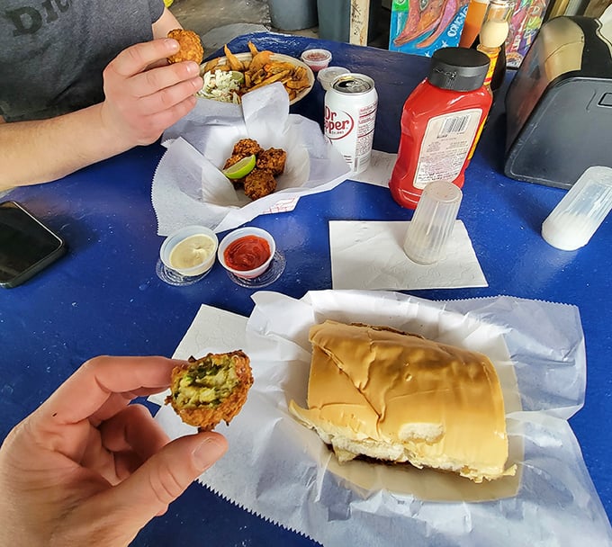 Sometimes the best meals come wrapped in paper at tables that have witnessed a thousand satisfied sighs.