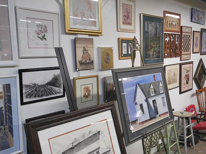 Wall art gallery that would make museum curators jealous. From landscapes to portraits, these framed pieces are just waiting to class up your blank walls.