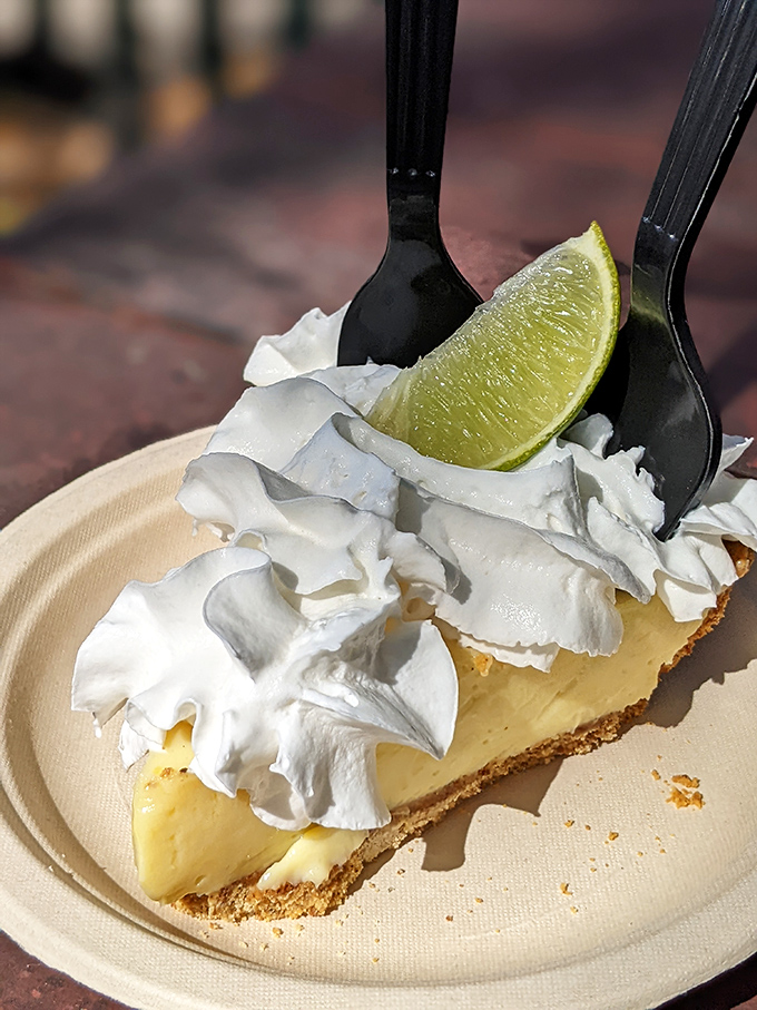 Key lime pie that strikes the perfect balance between sweet and tart—Florida sunshine in dessert form.