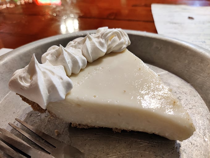 Key lime pie that strikes that perfect balance between sweet and tart—like Florida sunshine and attitude served up on a plate with a dollop of whipped cream.