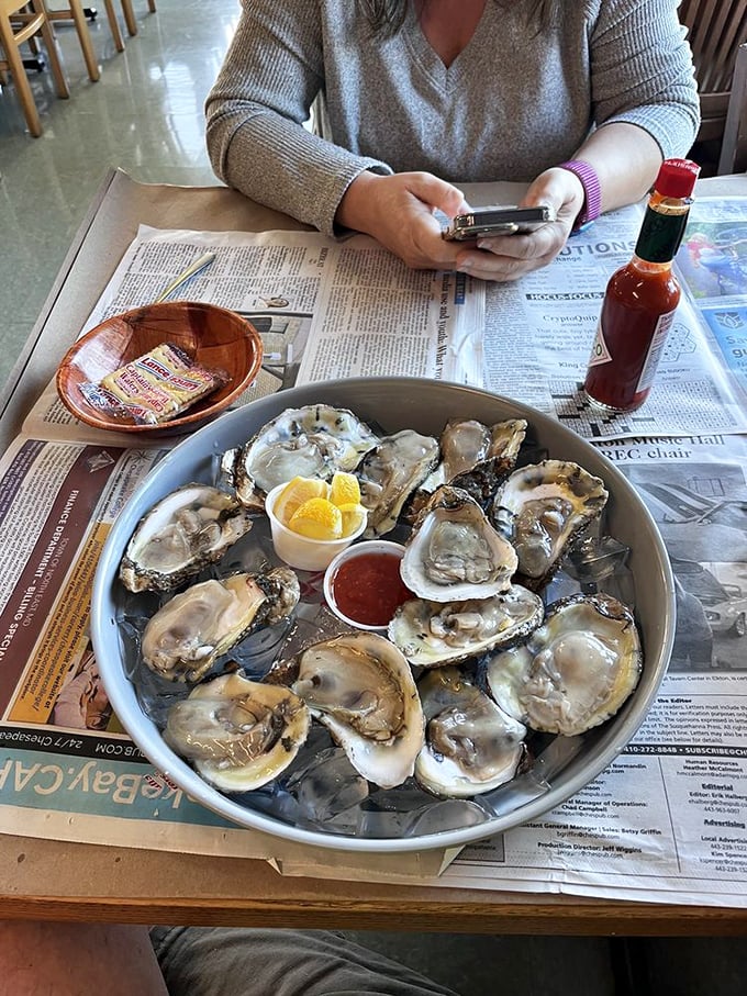 Fresh oysters on the half shell – briny treasures from the bay that taste like the ocean decided to send you a love letter.