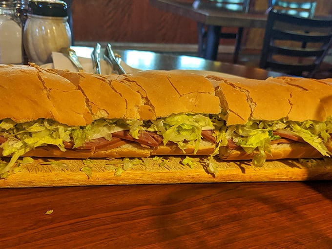 The submarine sandwich that launched a thousand return trips, packed with enough fillings to make each bite a perfect balance.