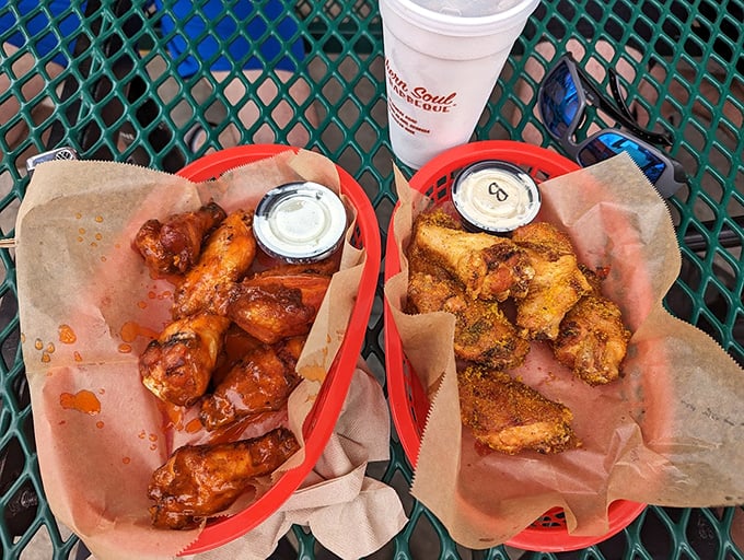 These wings aren't just smoked and sauced—they're transformative experiences that make you question why you ever ate wings any other way.