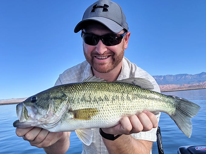 Trophy bass that make fishing stories actually believable. When the fish are this photogenic, you know you've found a special spot.