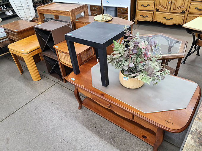 Furniture finds that span decades of design—from mid-century modern to farmhouse chic, each piece tells a story waiting for a new chapter.