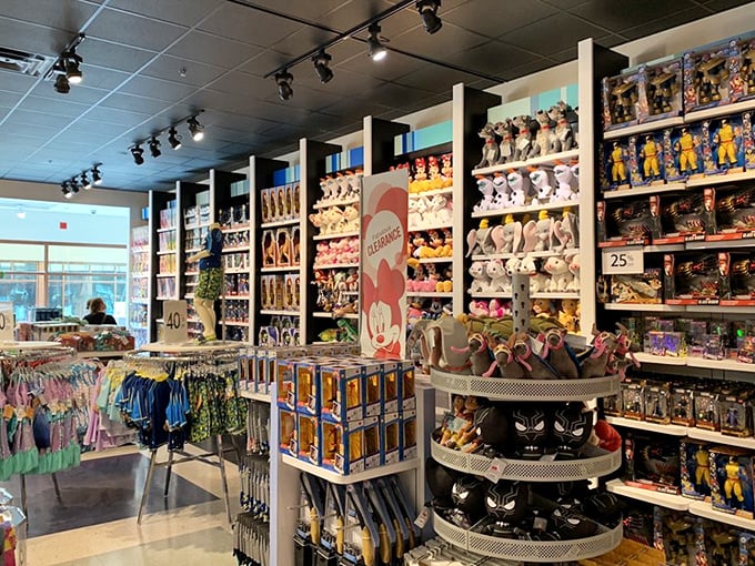 Disney's store transforms shopping into a treasure hunt, where childhood nostalgia and modern merchandising create the perfect family trap.