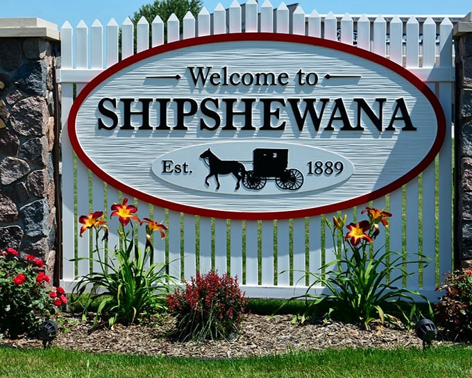 This isn't just a sign, it's your official invitation to step back into a simpler time that's very much alive.
