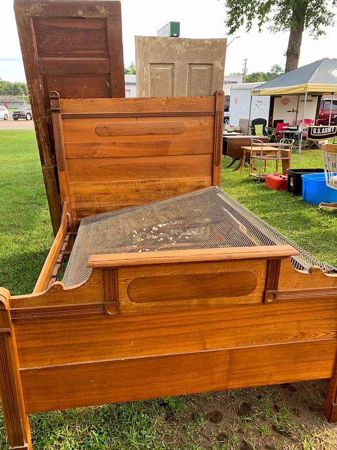 Grandma's bed frame gets a second act. These reclaimed wooden treasures prove that craftsmanship from yesterday still outshines today's assembly-required alternatives.