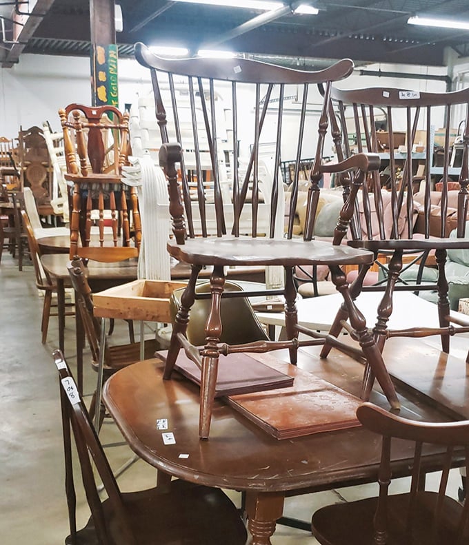 These wooden chairs aren't just seating—they're history you can sit on, with craftsmanship that puts modern furniture to shame.