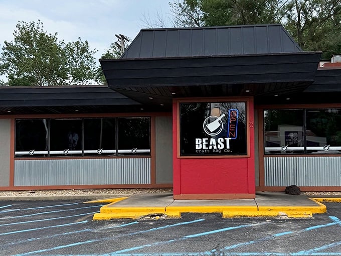 BEAST's bright red door is like the entrance to a meat-lover's speakeasy – simple outside, extraordinary inside.