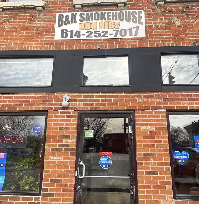 B&K's simple storefront lets the incredible aromas do all the talking - no fancy marketing needed.