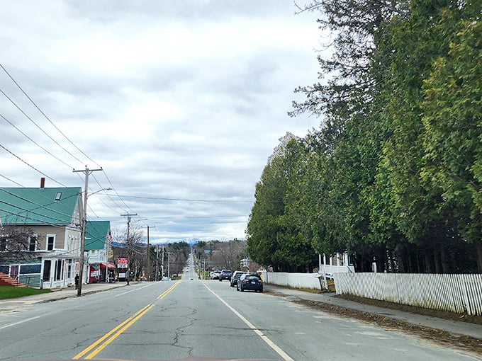 Betlehem's main street stretches toward mountains that seem to say, "Come explore what's beyond the pavement."