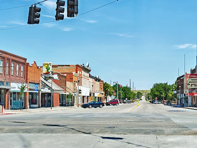 Chadron's main street blends college town energy with authentic western heritage in perfect small-town harmony.