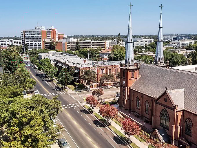Fresno's historic Tower District keeps things real with vintage charm that never tries too hard to impress.