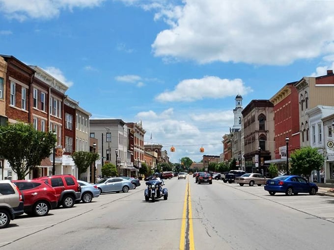 Greenville's downtown buildings showcase architectural details that would make any history buff swoon—Victorian elegance meets Midwestern practicality.