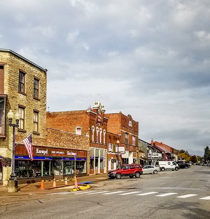 Guttenberg's German heritage shines through every carefully preserved brick and welcoming storefront window.