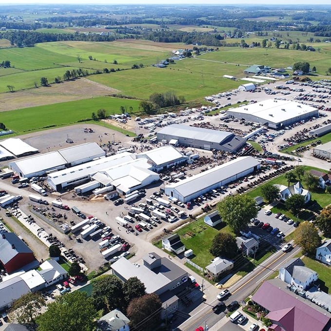 Aerial views reveal a town where tradition and progress shake hands over shared values.