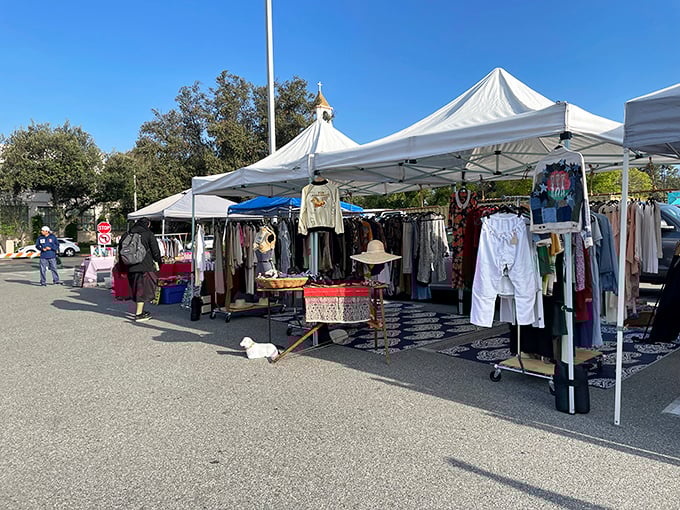 College campus charm meets flea market fun in this monthly Pasadena treasure hunting tradition.