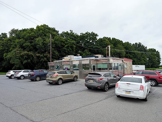 Parked cars outside Route 30 Diner tell the story—locals and tourists alike can't resist the siren call of a classic stainless steel eatery in Lancaster County.