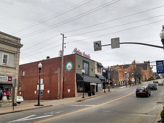 Sharon's historic downtown buildings have that timeless quality—like comfort food in architectural form, satisfying and unpretentious.