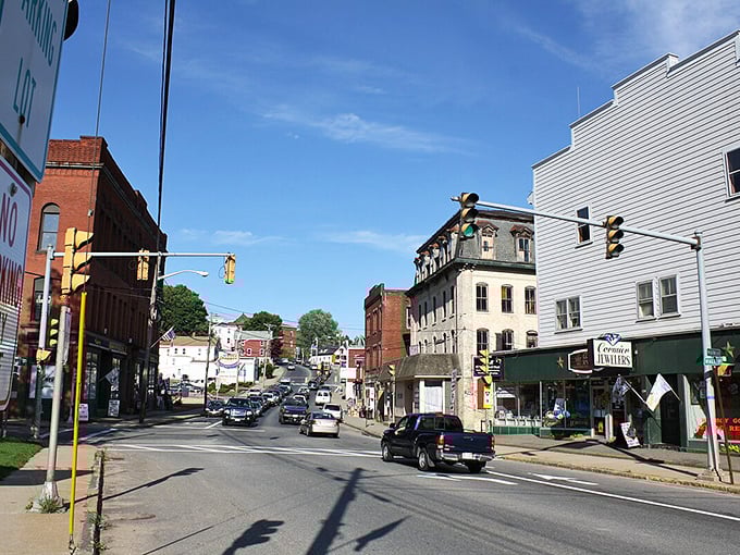 Spencer’s downtown blends historic brick buildings and local shops, offering a glimpse of small-town life that still beats with authentic New England character.