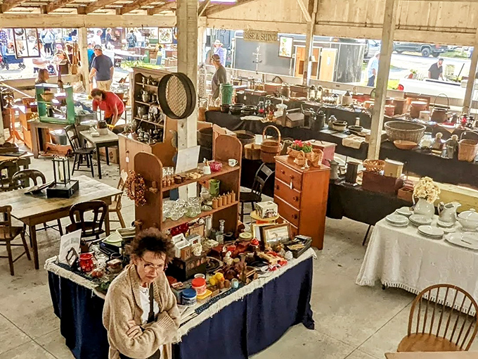 The Clark County Fairgrounds transform into antique heaven when dealers arrive with their finest treasures.