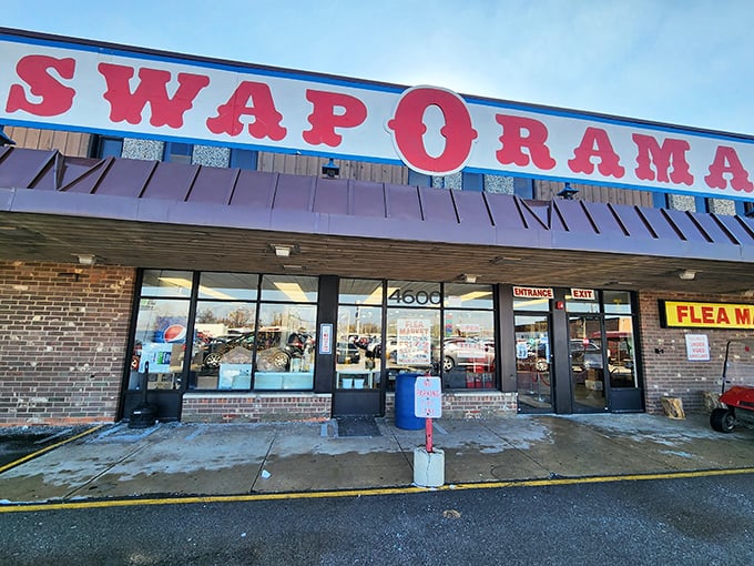 The unmistakable Swap-O-Rama sign has guided generations of deal-seekers to this Melrose Park institution of incredible finds.