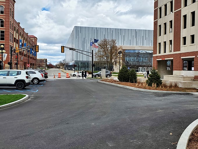 Terre Haute's downtown district blends college energy with river town wisdom in perfect, unhurried harmony throughout.