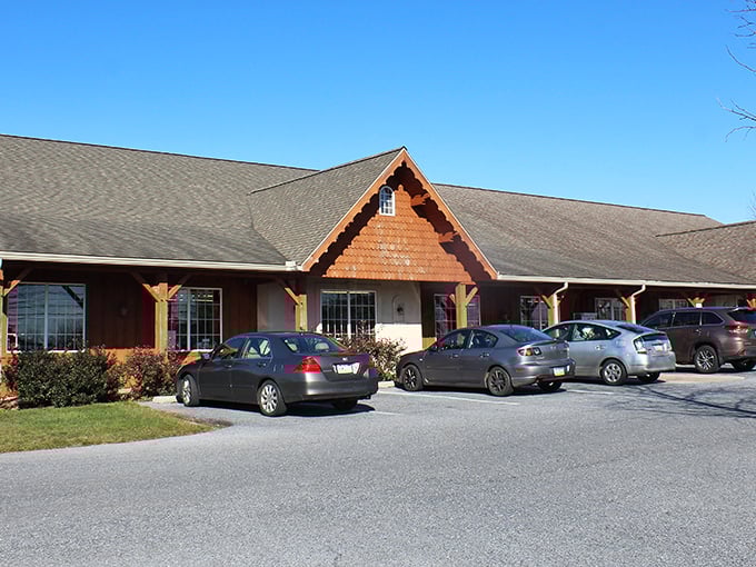 The Country Store's rustic exterior hides a treasure trove of homemade delights – like finding a food speakeasy in Mount Joy.