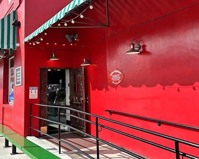 The Crab Cooker's fire-engine red exterior makes this Newport Beach landmark impossible to miss – and impossible to forget.