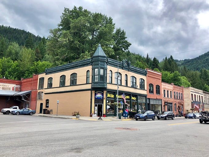 Wallace's historic buildings tell stories of silver mining days – where brick and stone have weathered a century of change.