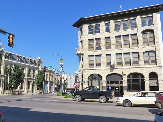 Winfield's downtown stretches invitingly down a brick-paved street where you can actually find parking, imagine that.