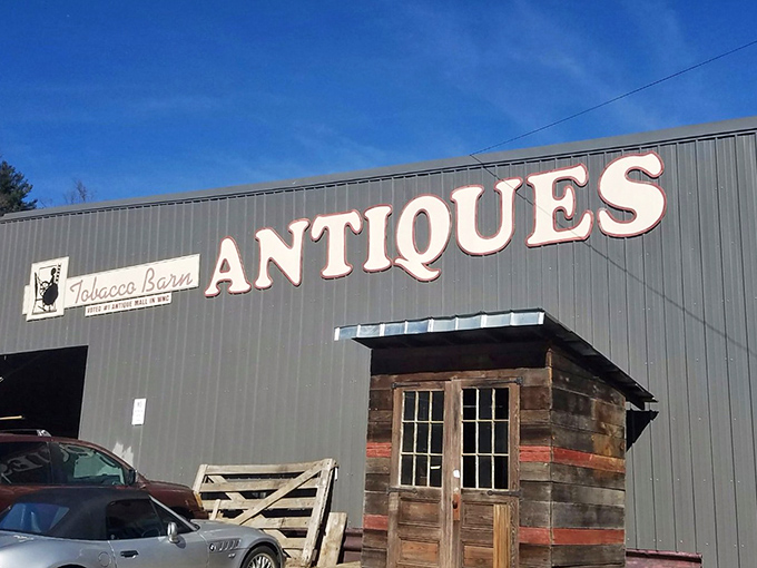 What once stored tobacco now preserves history – Asheville's most authentic antique experience housed in a genuine piece of Carolina heritage.