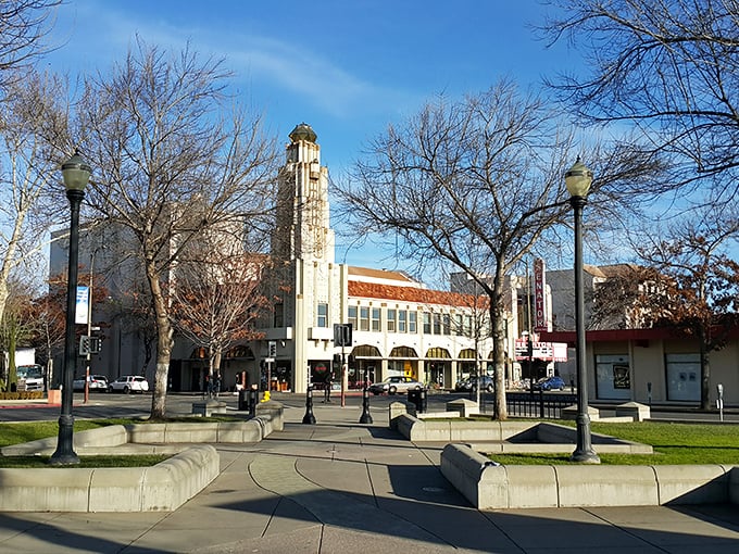 Art deco architecture stands tall, reminding you that style doesn't have to cost a fortune.