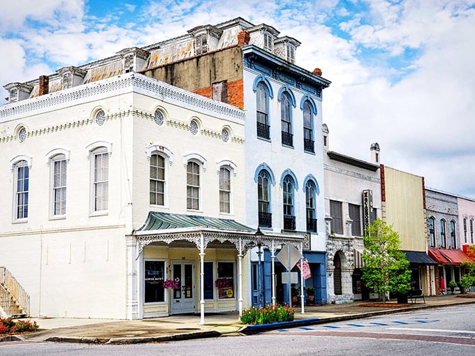 Downtown streets where every building has character and every corner holds a piece of history.
