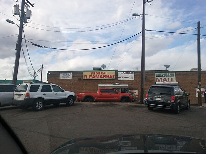 That Mexican Mall sign hints at the multicultural treasures waiting inside this Federal Boulevard landmark.