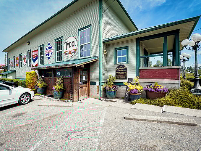 The Maltby Café's historic charm is matched only by its reputation for pancakes that require their own zip code.