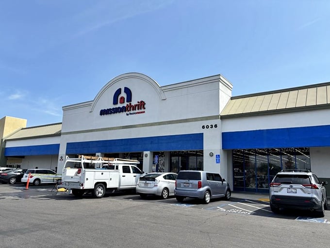 Mission Thrift's clean exterior reflects the organization's commitment to quality and community service within.