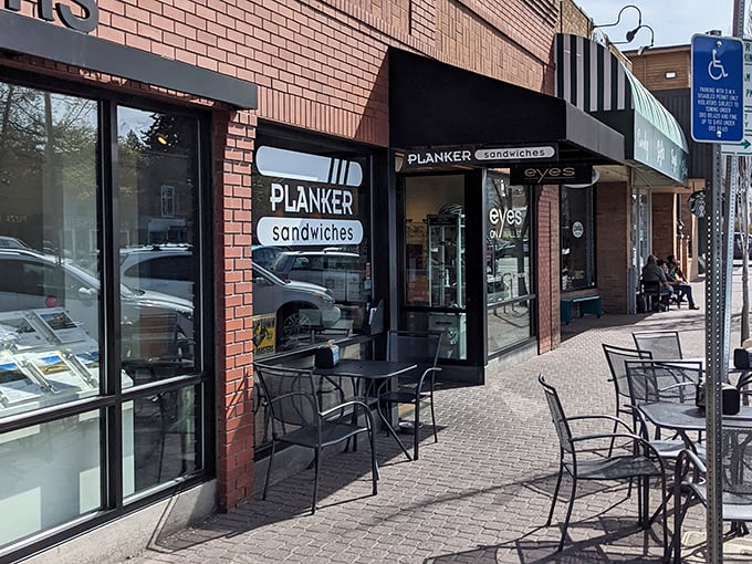 Sometimes the best neighborhood spots look exactly like this – unassuming outside, unforgettable inside.