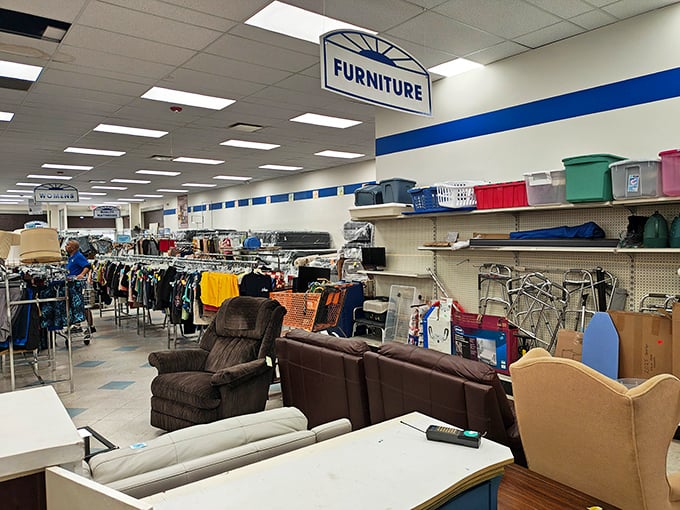 When furniture spills into multiple rooms, you know you've found a true treasure trove.