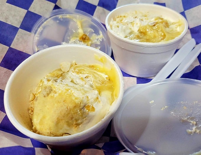 Banana pudding that makes grown adults fight over the last spoonful. Vanilla wafers softened to that perfect sweet spot between crisp and cake.