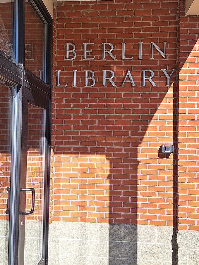 The Berlin Library—where stories of the past and present come together, housed in classic brick that's witnessed generations of readers.