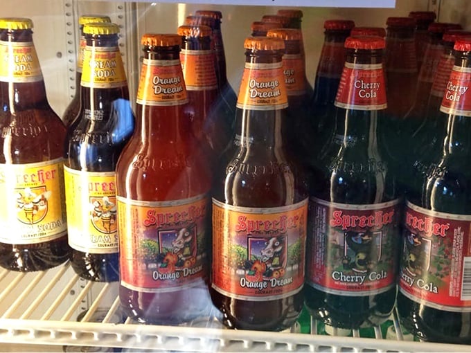 Even the beverages at Heirloom Market show attention to detail. These colorful Sprecher sodas are the supporting actors that know exactly how to complement the star of the show.