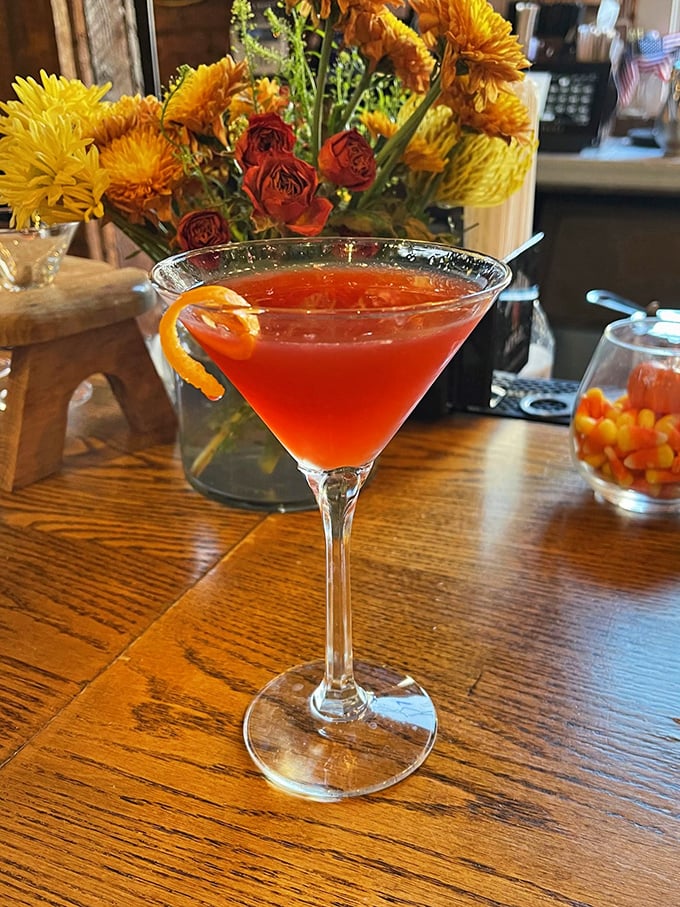 Not just a cocktail but a sunset in a glass—this vibrant martini brings dramatic color and flavor that would make even James Bond abandon his usual order.