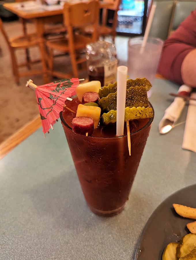 This isn't just a Bloody Mary – it's a liquid salad, a meal in a glass, and the reason Wisconsin mornings have a special glow.
