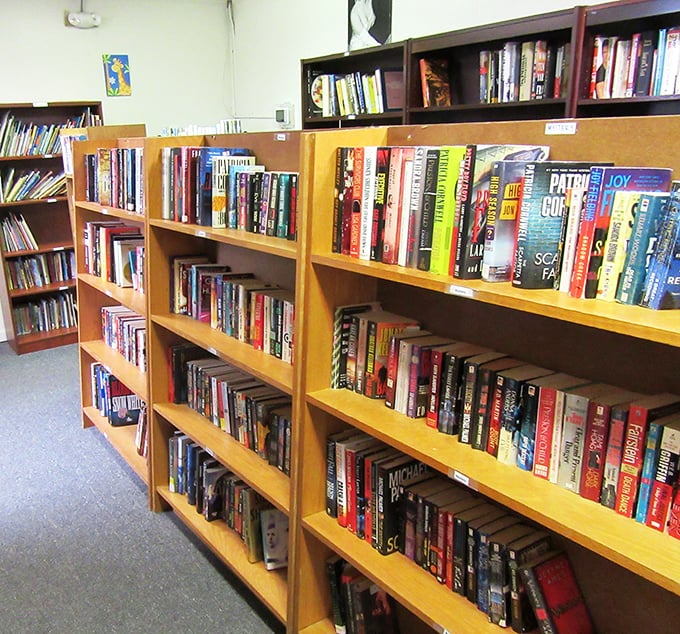 Bookworms rejoice! These well-stocked shelves house everything from bestselling thrillers to forgotten classics waiting for their next reader.