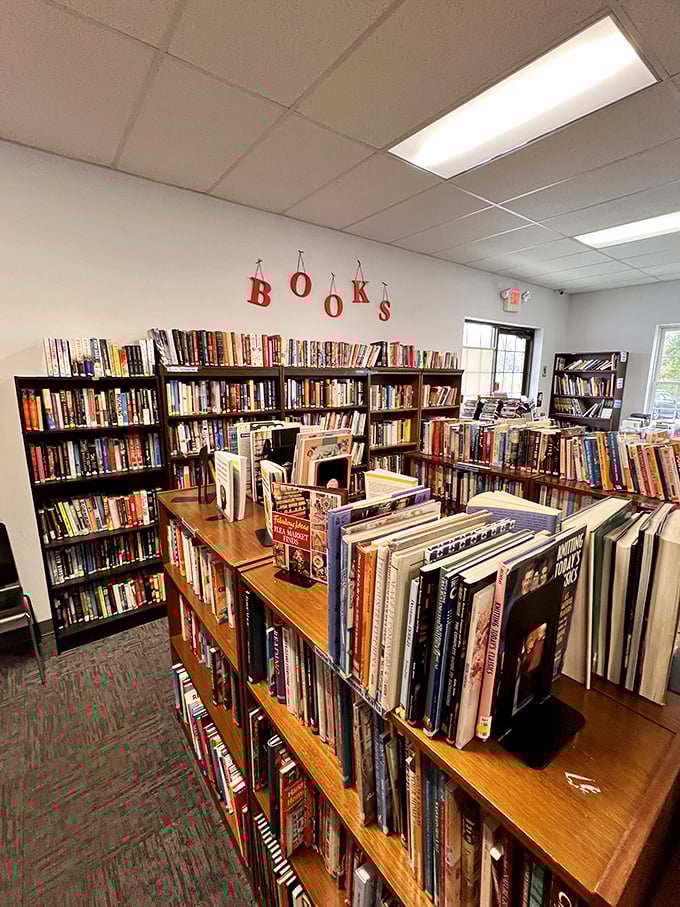 Bibliophiles beware: enter this book section with time to spare and shelf space at home to fill.