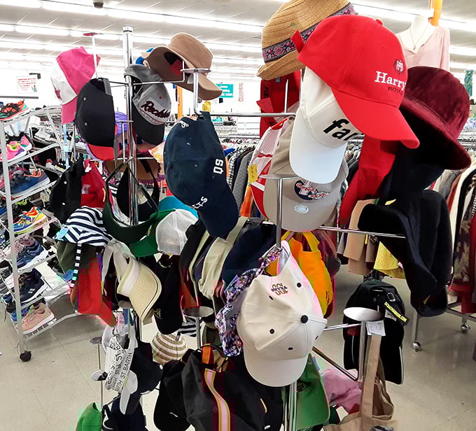 A hat for every occasion and personality—from fishing adventures to fancy brunches—all waiting for their perfect match.