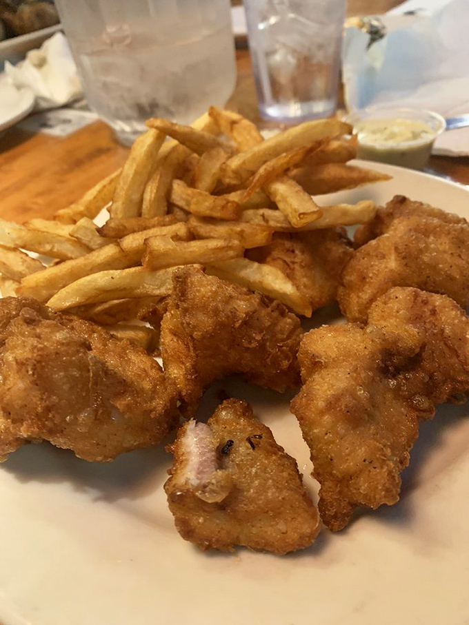 Golden-fried catfish and hand-cut fries that would make a New Englander question their seafood loyalty. The South rises again—on your plate.