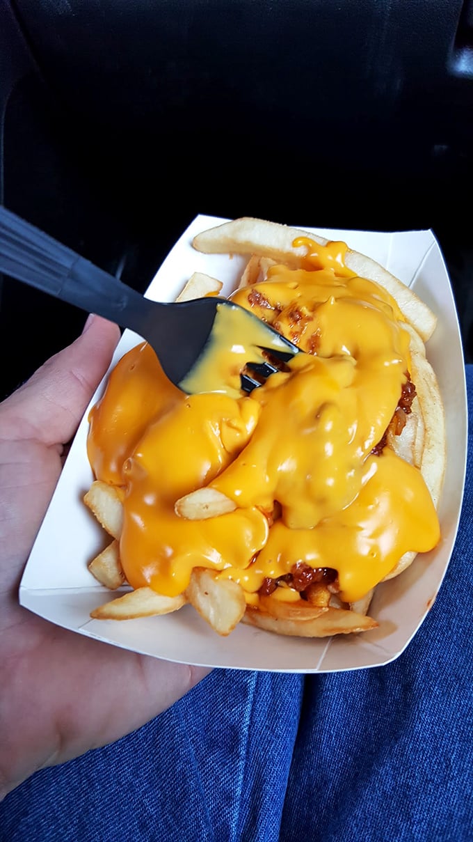 Cheese fries that don't apologize for their indulgence. That molten yellow blanket transforms ordinary potatoes into a fork-worthy adventure.